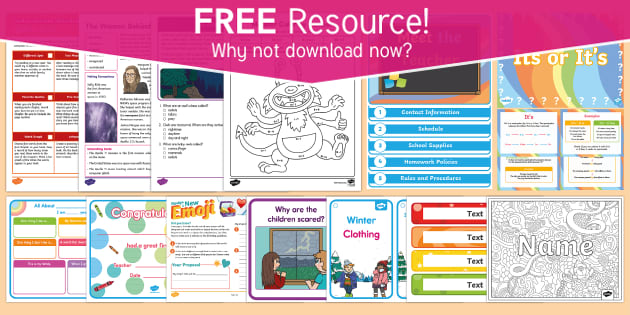 FREE Downloadable Elementary Teacher Resources Pack | Twinkl