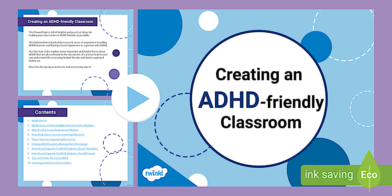 Creating an ADHD-Friendly Classroom - Twinkl