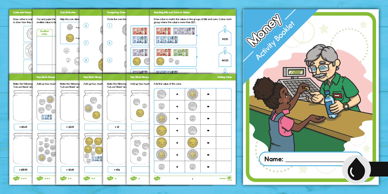 Canadian Inclusive Education Money Activity Booklet - Twinkl