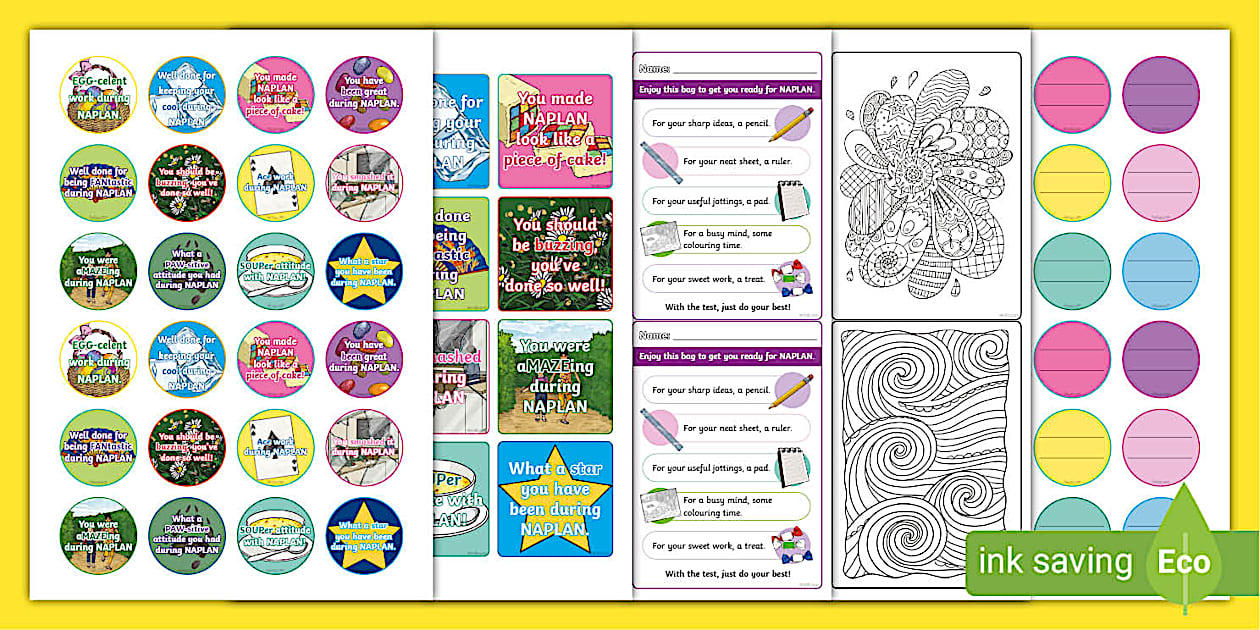 NAPLAN Stickers pack | NAPLAN Assessments | Twinkl