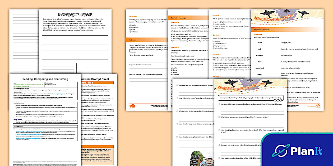 Year 6 'Code-Cracking for Beginners': Reading Lesson 4
