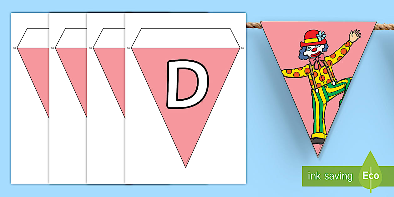 Red Nose Day Display Bunting (teacher made) - Twinkl
