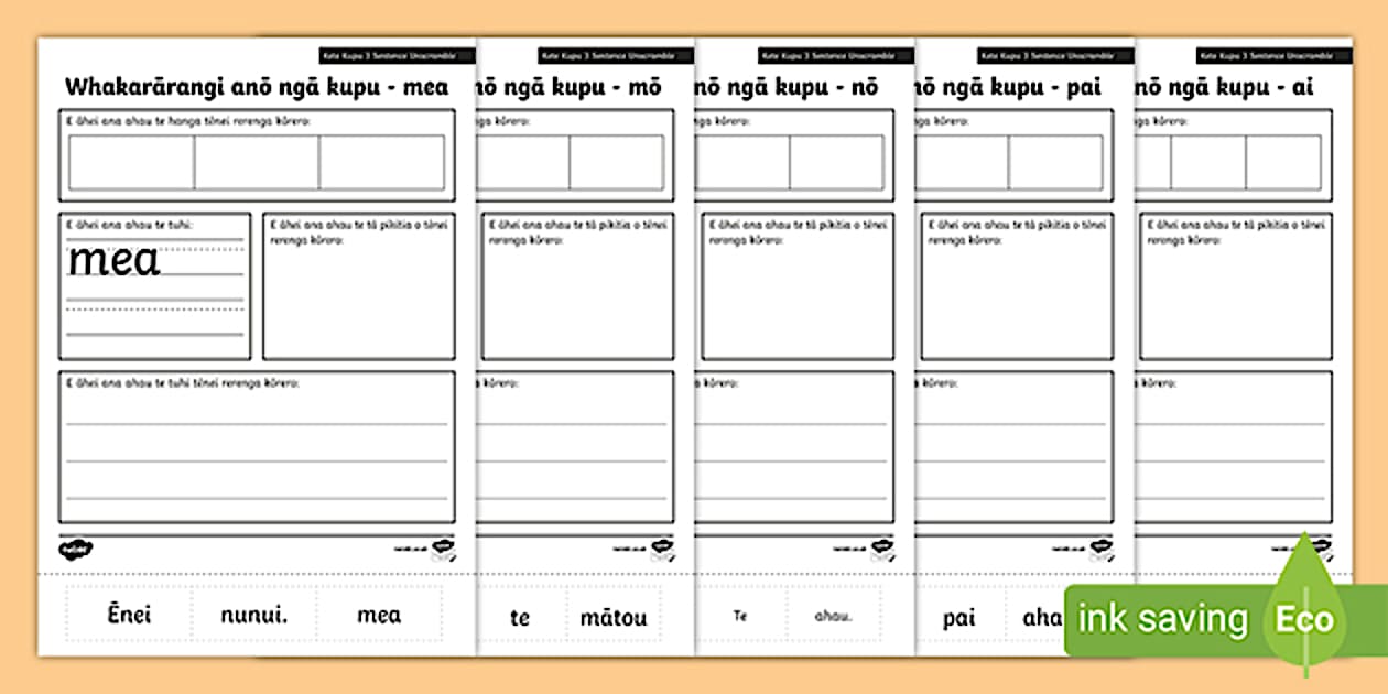 Te Kete Kupu 3 Worksheet / Worksheets - Te Reo Māori