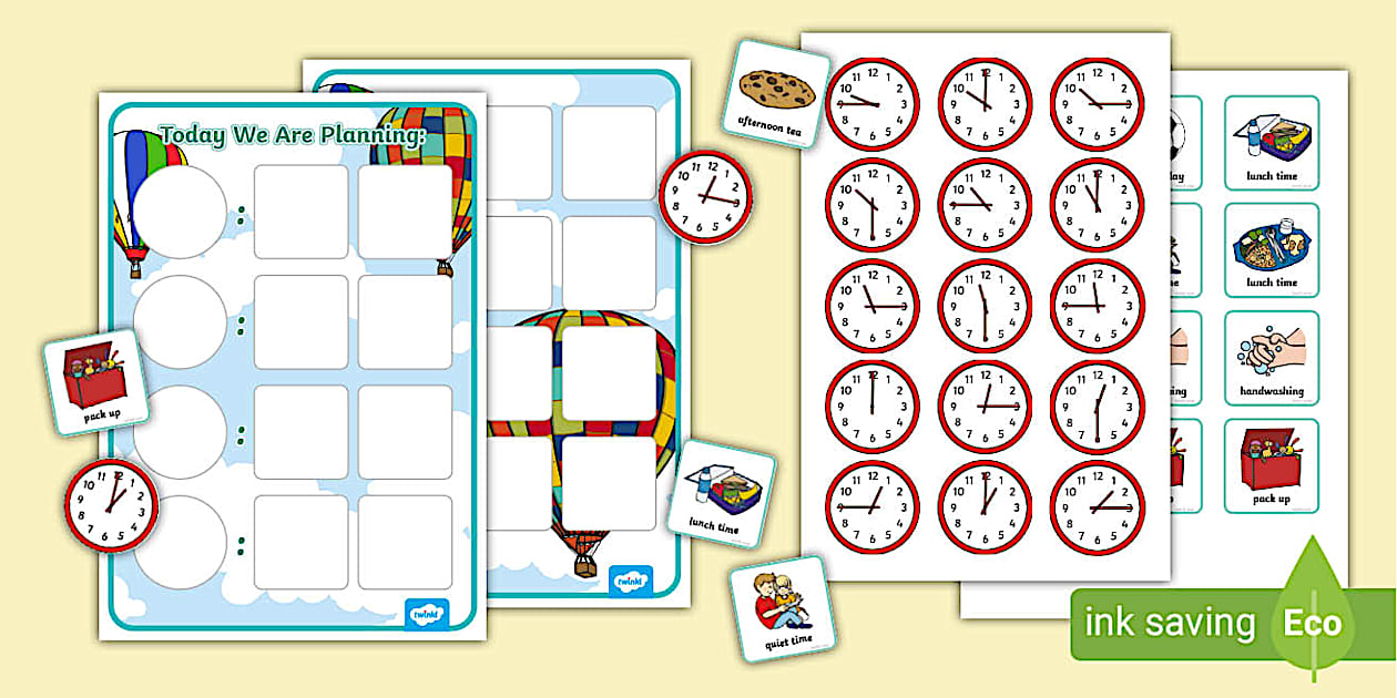 Simple Visual Room Routine (teacher made) - Twinkl