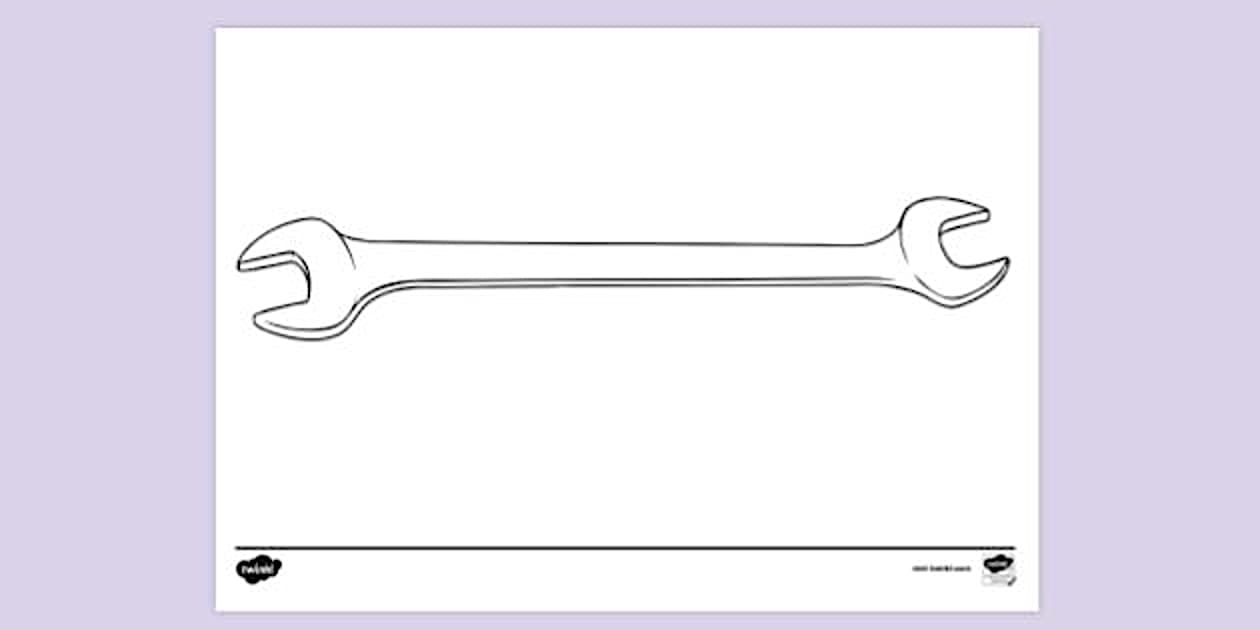 Large Spanner Colouring | Colouring Sheets (Teacher-Made)