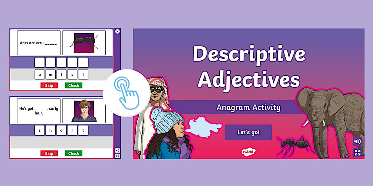 Interactive Grammar Anagram Game for Learners of EAL - Descriptive ...
