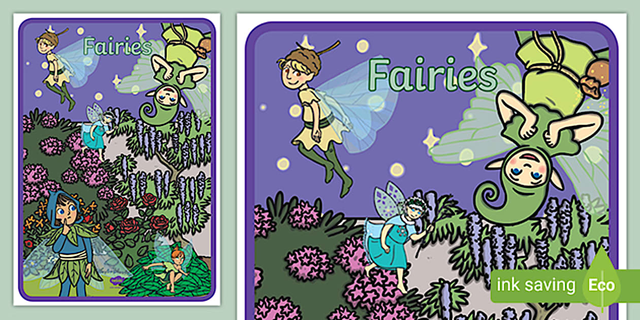 Fairies 2xA4 Display Poster (teacher made) - Twinkl
