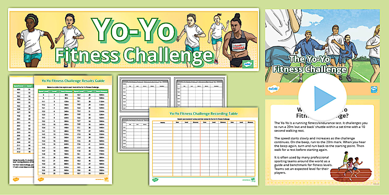 Yo-Yo Fitness Challenge Resource Pack