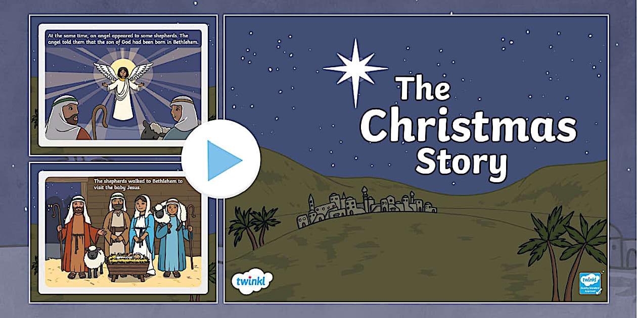 The Nativity Story PowerPoint (teacher made) - Twinkl