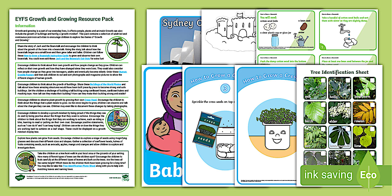 Kindergarten Growth and Growing Resource Pack | Twinkl