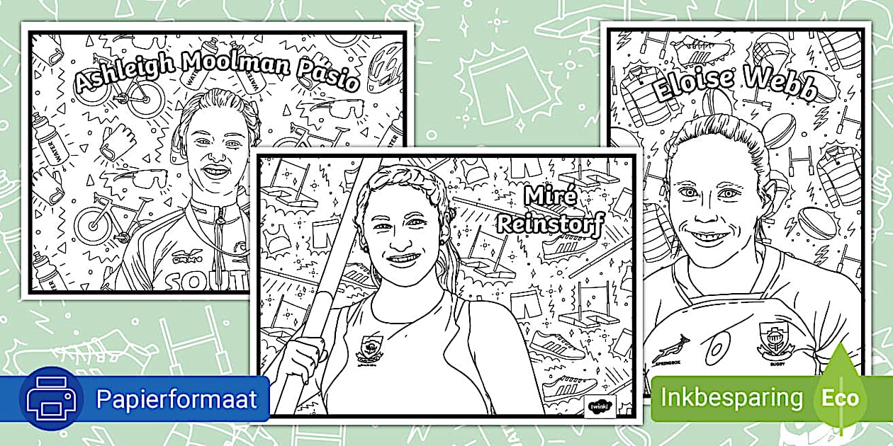 Vrouedag Inkleurprente Aktiwiteit (teacher made) - Twinkl