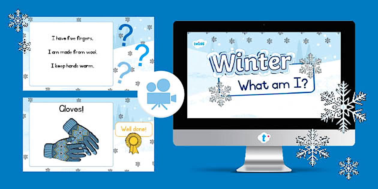 Winter: What Am I? Game - Twinkl