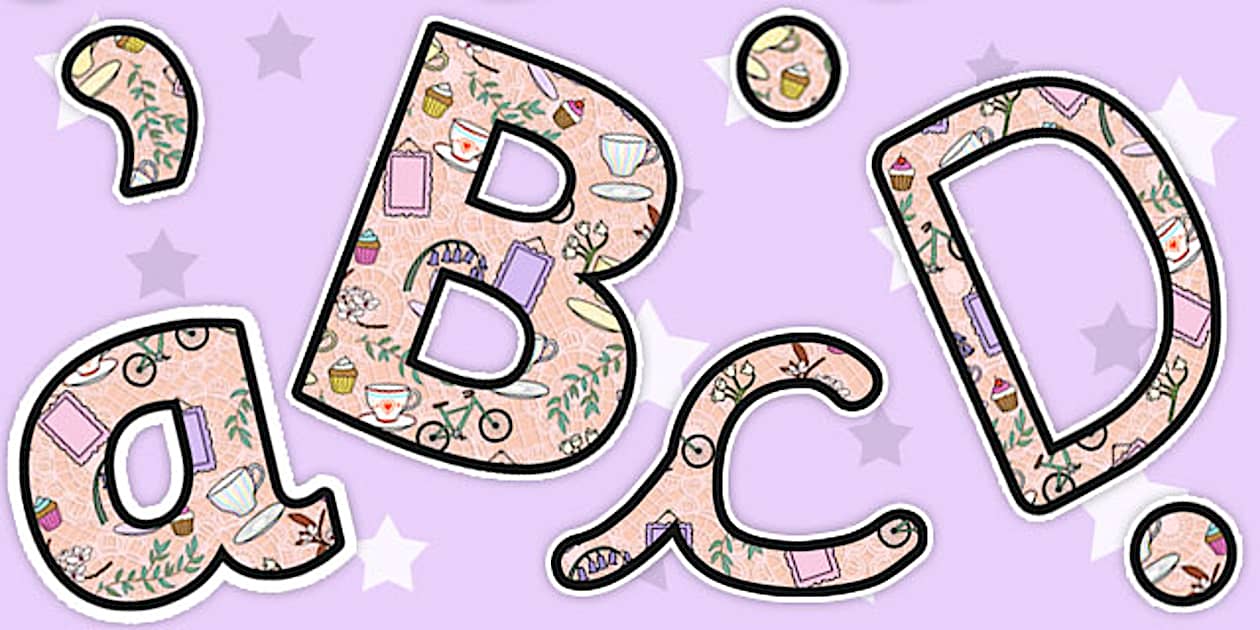 Editable Vintage Themed A4 Display Lettering - Twinkl
