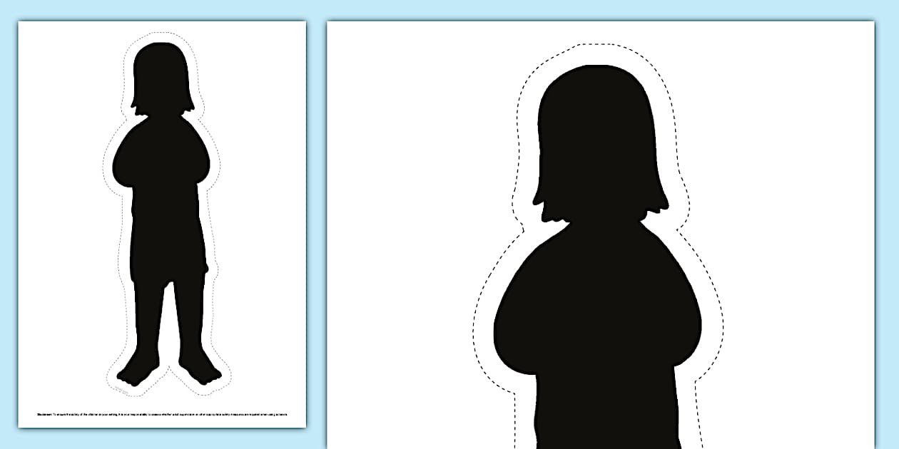 Caveman Silhouette Cut-Out (Teacher-Made) - Twinkl