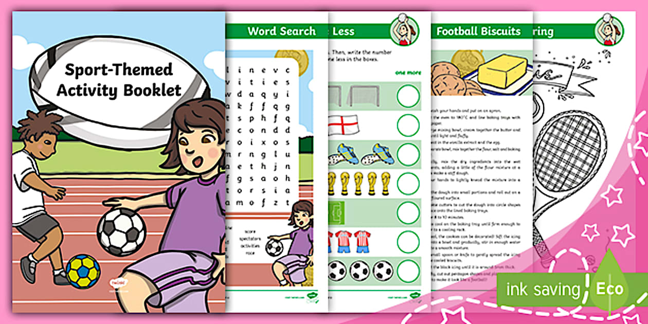 Sport-Themed Activity Booklet (teacher made) - Twinkl