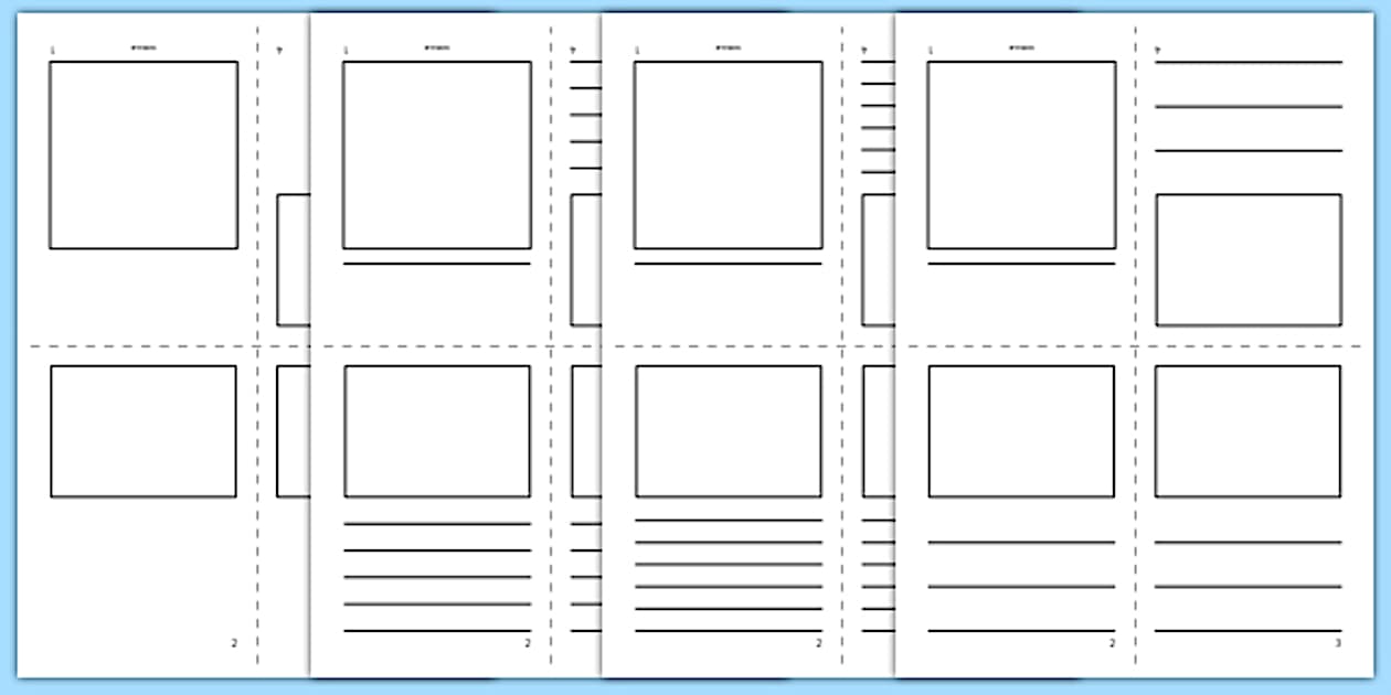 Simple Booklet Template | Primary Teaching Resources