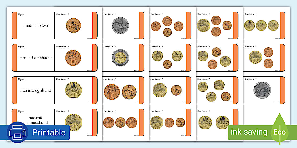 Imali yaseNingizimu Afrika Amakhadi we-Loop Angaphansi Kwe-R1