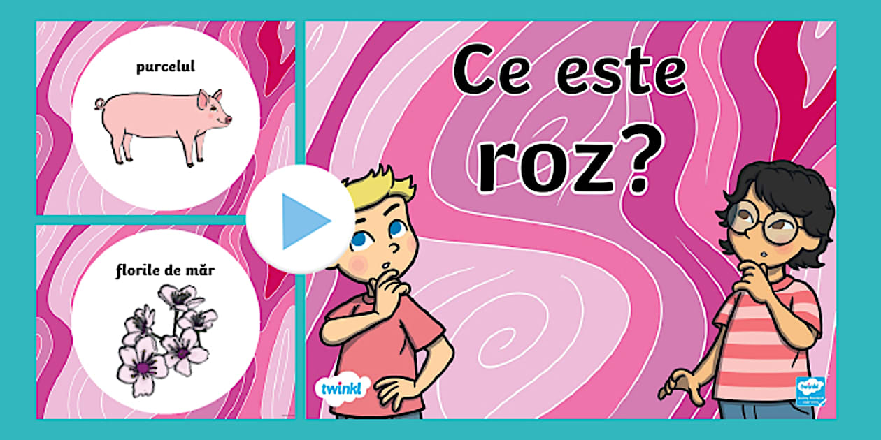 Ce este roz? Prezentare PowerPoint (teacher made) - Twinkl