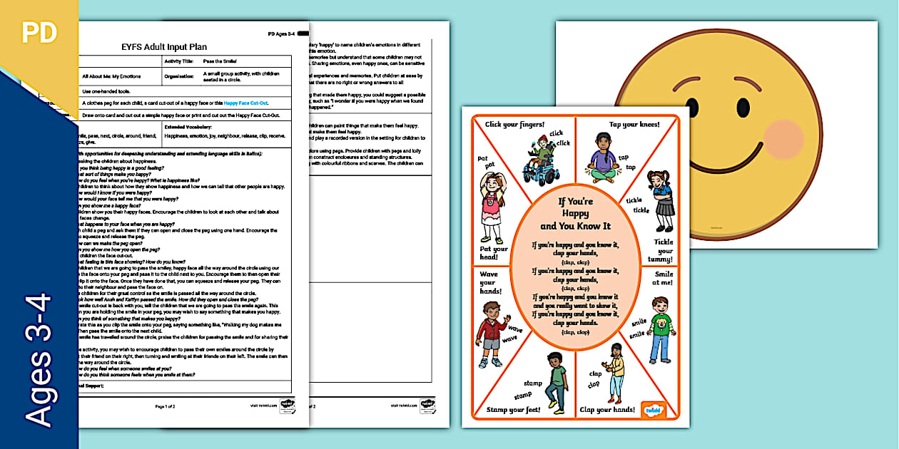 EYFS Pass the Smile! Adult Input Plan and Resource Pack