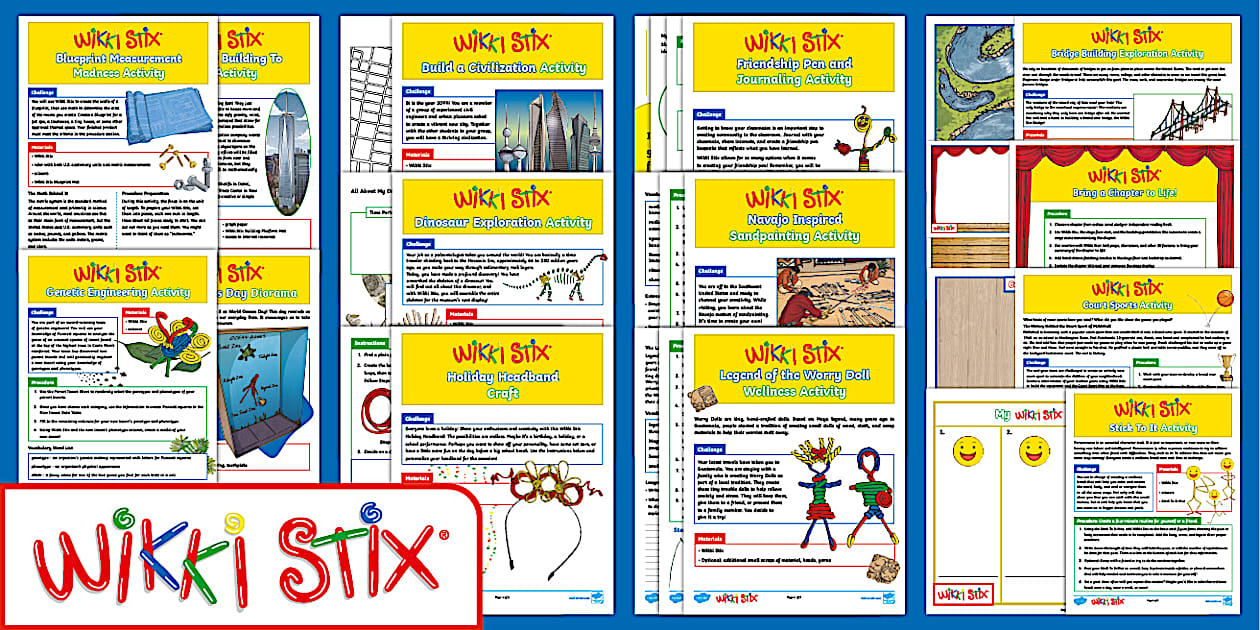 FREE! - Wikki Stix Resource Pack for Middle School - Twinkl