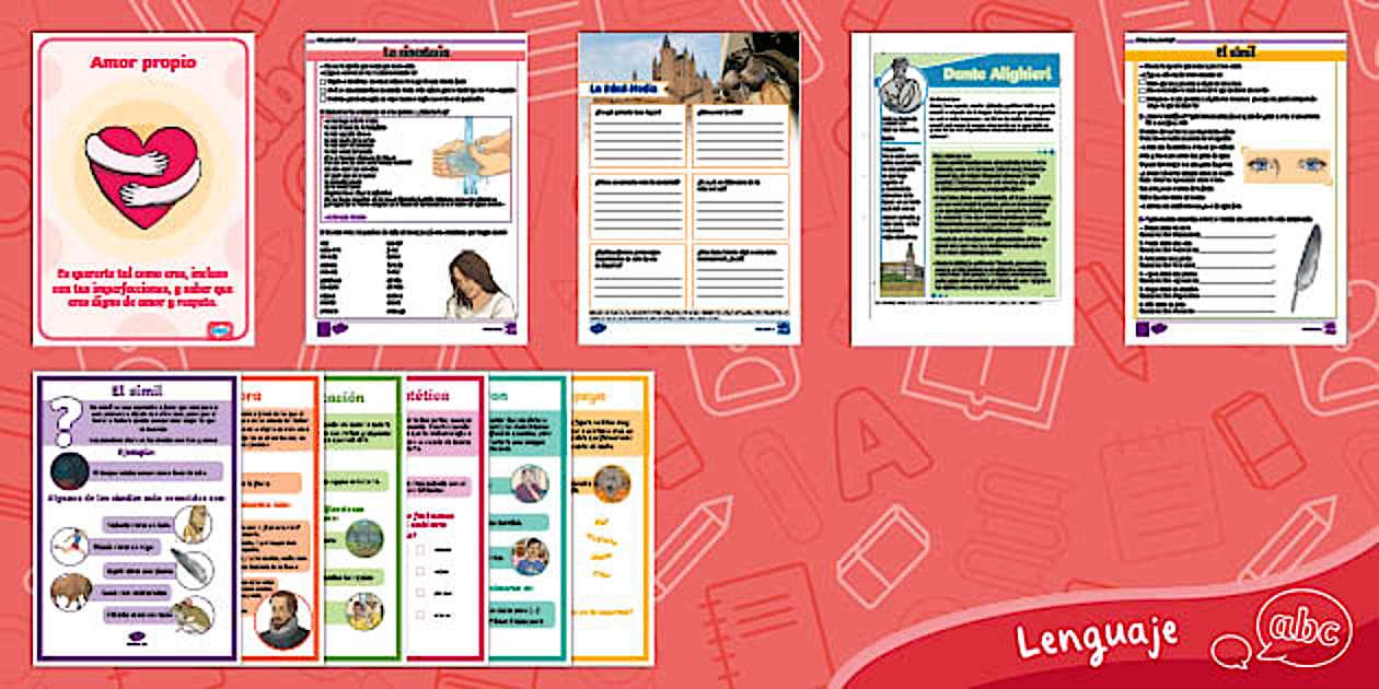 Pack | Unidad 2 | Lengua y Literatura| Experiencias del Amor