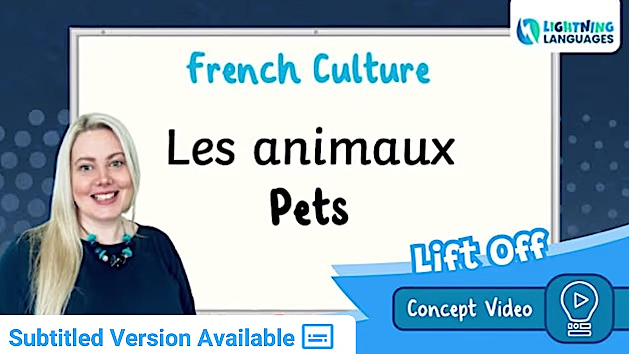 👉 Lightning Languages | French | Pets Culture Concept Video
