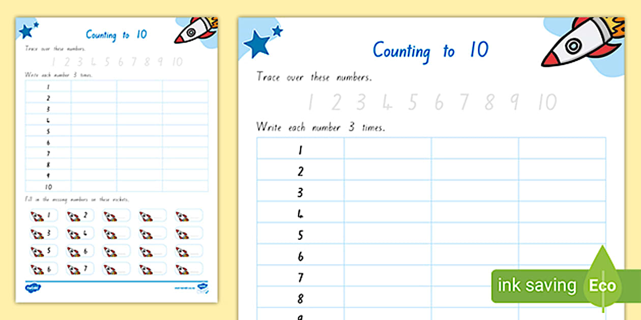 Stage 1 Counting to 10 - Twinkl