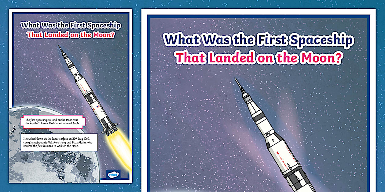 What Was the First Spaceship That Landed on the Moon? Poster