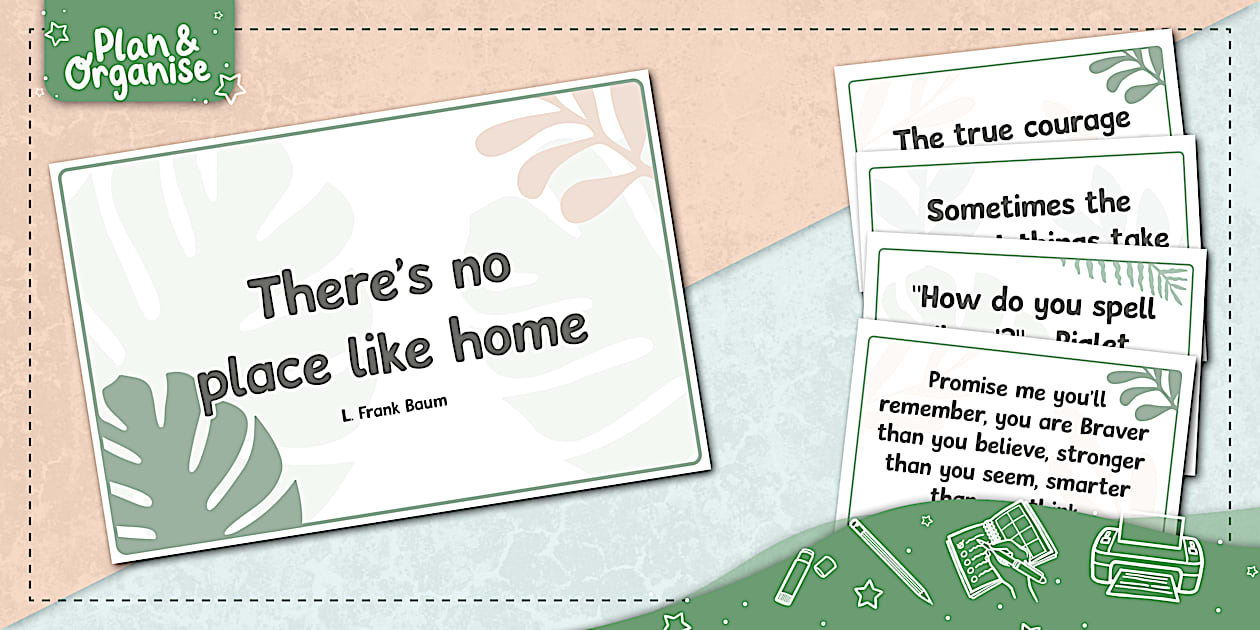 Book Quotes | Library Area Display Posters | Botanical Theme