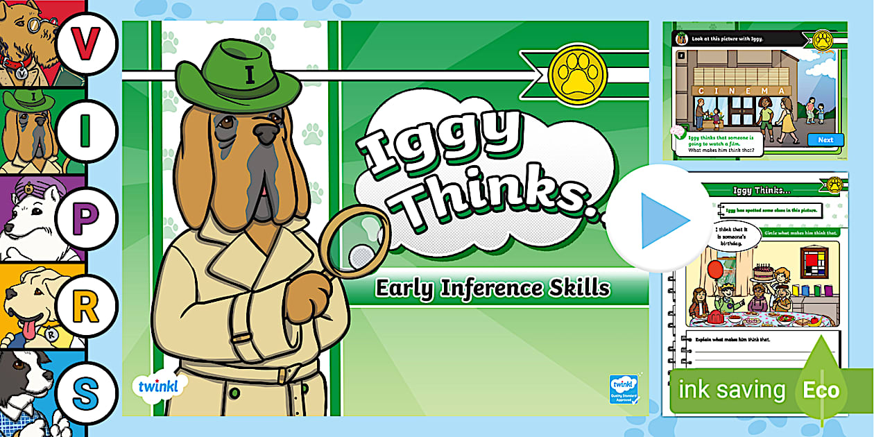 'Iggy Thinks' Early Inference Activity Pack (teacher made)