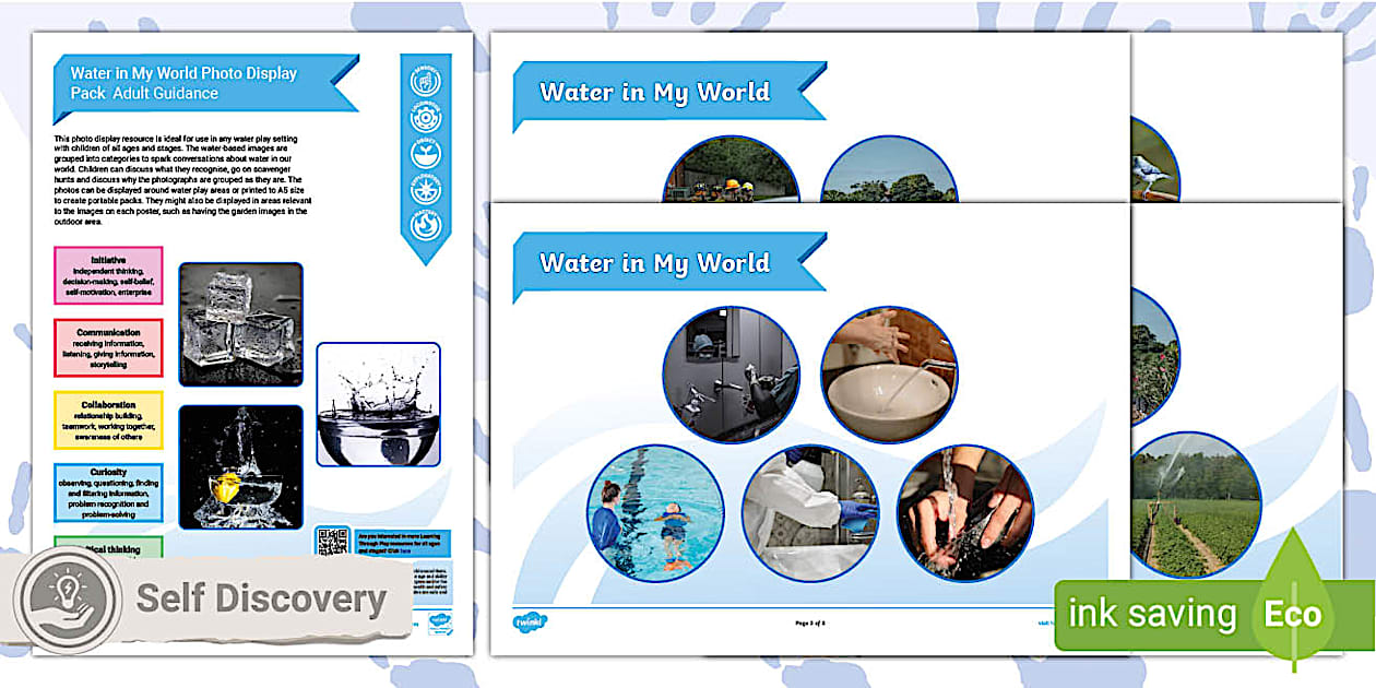 Water in My World Photo Display Pack (creat de profesori)