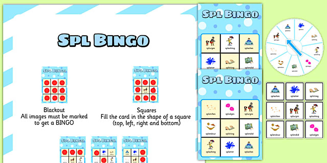 SPL Spinner Bingo (teacher made) - Twinkl