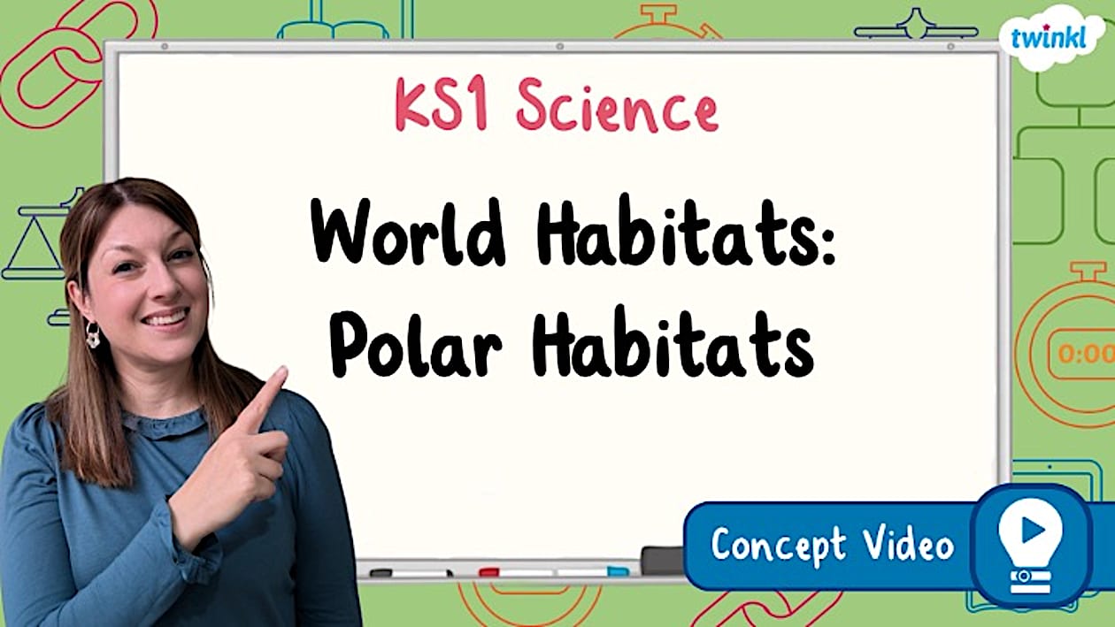 World Habitats: Polar Habitats | KS1 Science Concept Video