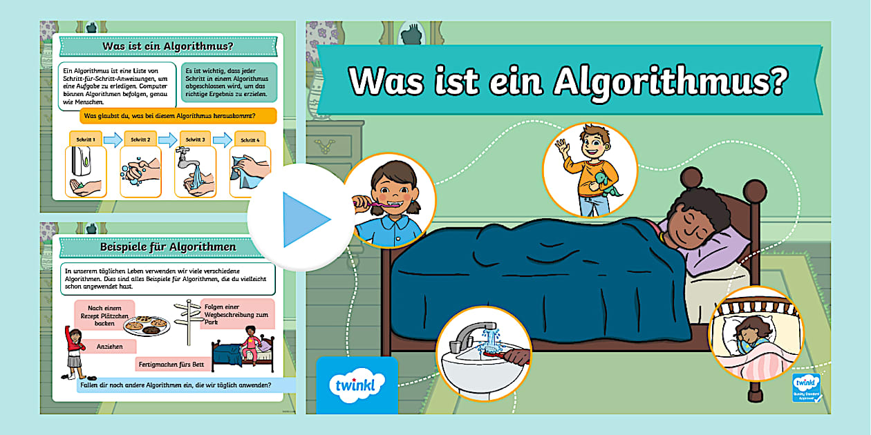 Was ist ein Algorithmus? PowerPoint-Präsentation - Twinkl