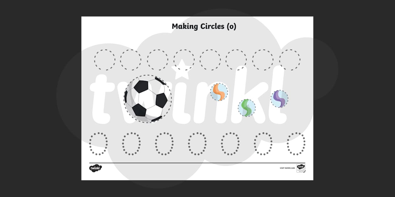 pencil control circles