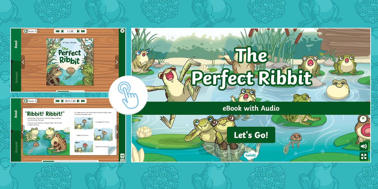 The Perfect Ribbit eBook with Audio (teacher made) - Twinkl