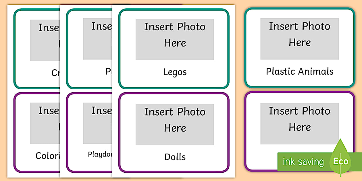 Toy Bin Labels | Special Education Resource | Twinkl USA