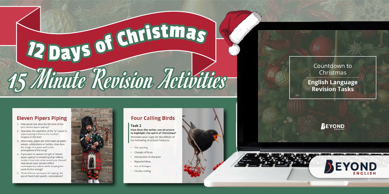 12 Days of Christmas 15-Minute Revision Activities
