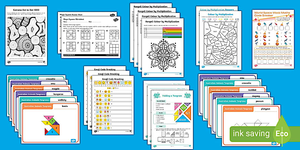 Maths Fast Finishers Pack 3/4 - Primary Education Resources