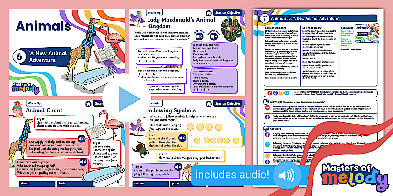 👉 Year 1 Animals - Session 6