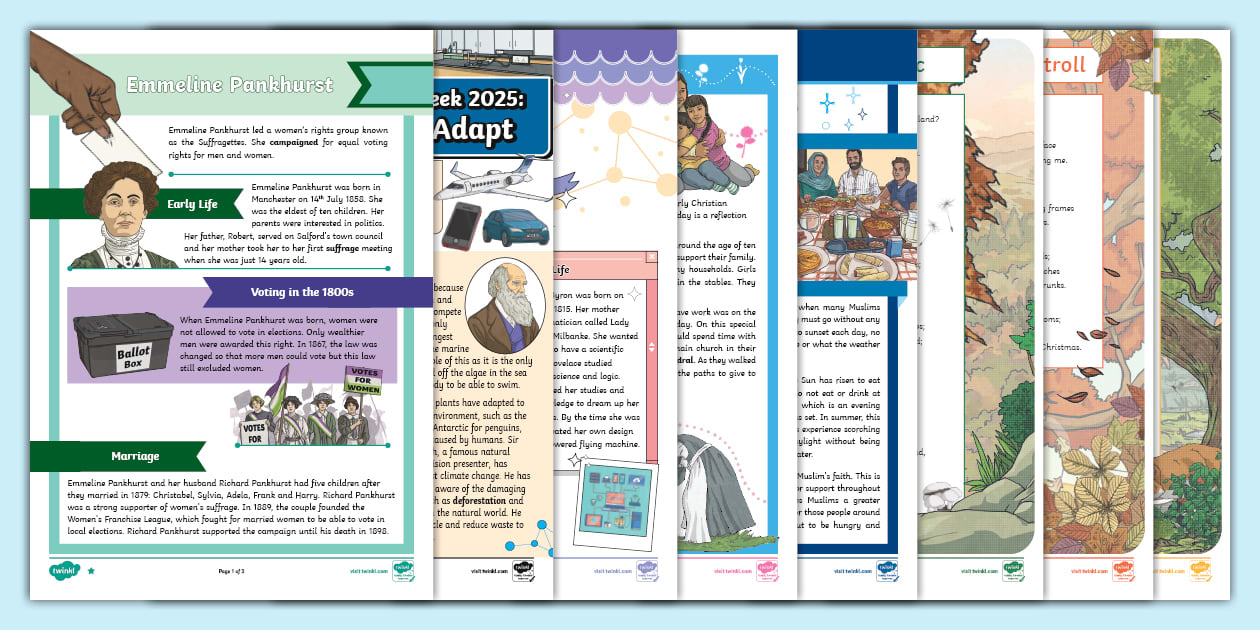 UKS2 March Reading Comprehension Activity Pack - Twinkl