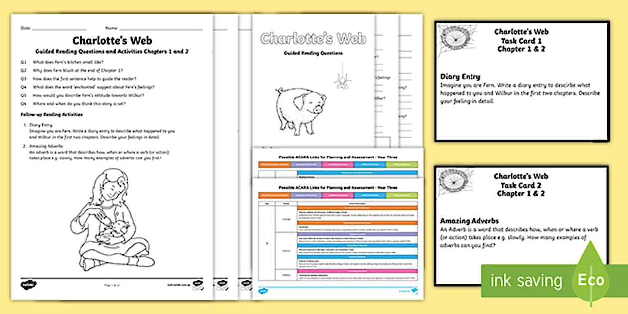 Guided Reading Text and Questions Year 5 - Charlotte's Web