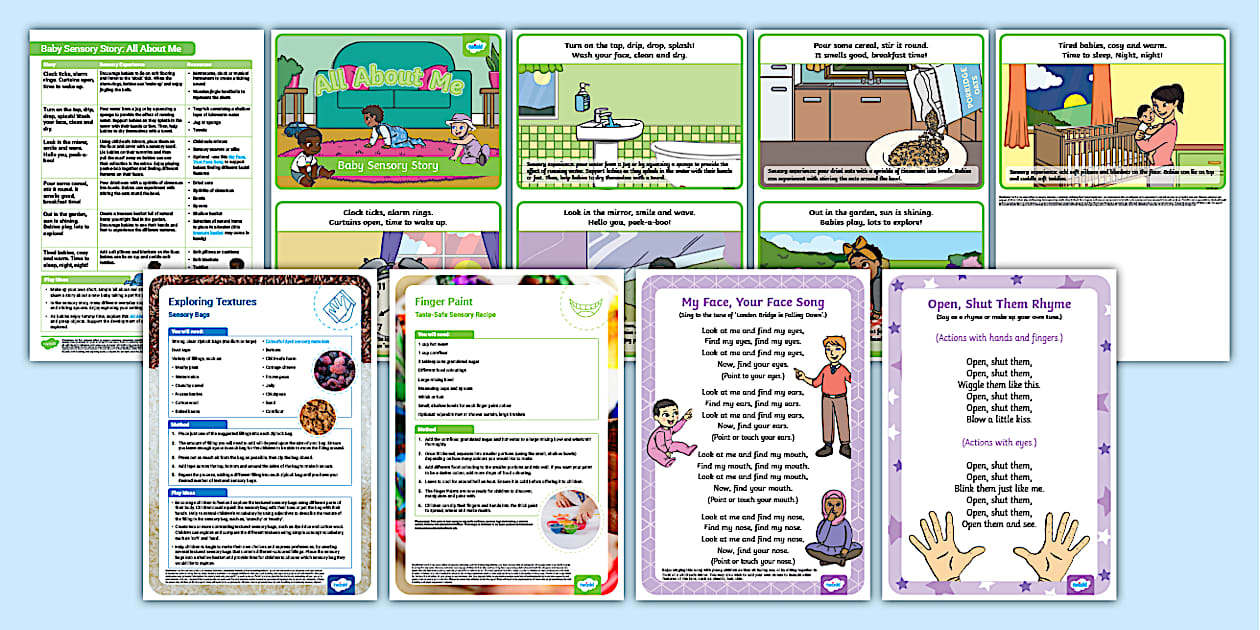 EYFS All About Me - My Body Resource Pack (Ages 0-2)