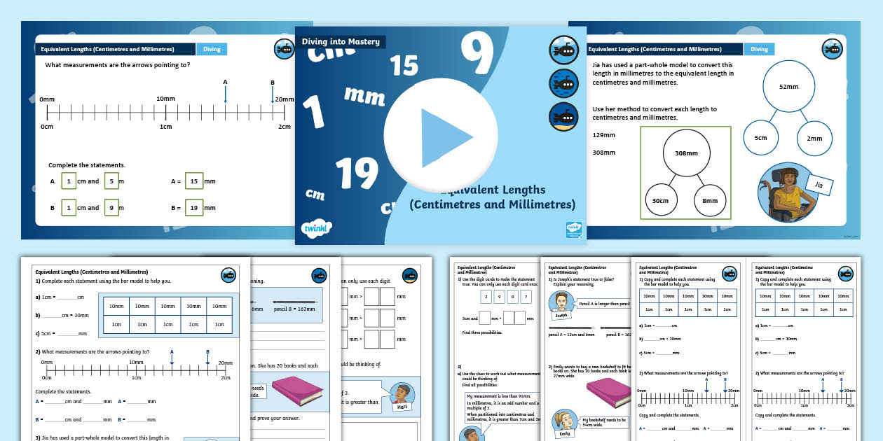 👉 Y3 Diving into Mastery: Step 8 Add Lengths Teaching Pack