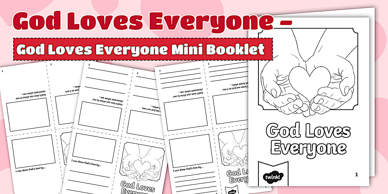 God Loves Everyone Mini Booklet