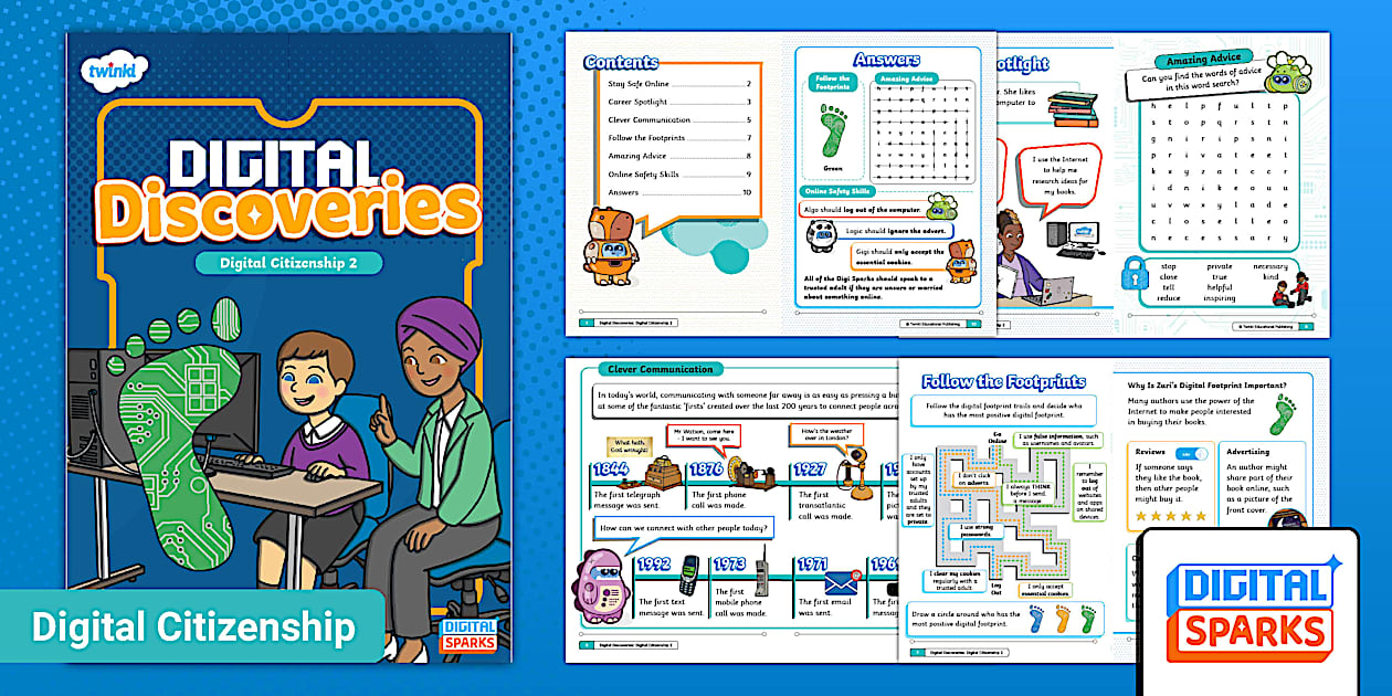 Digital Citizenship 2: Digital Discoveries Magazine - Twinkl