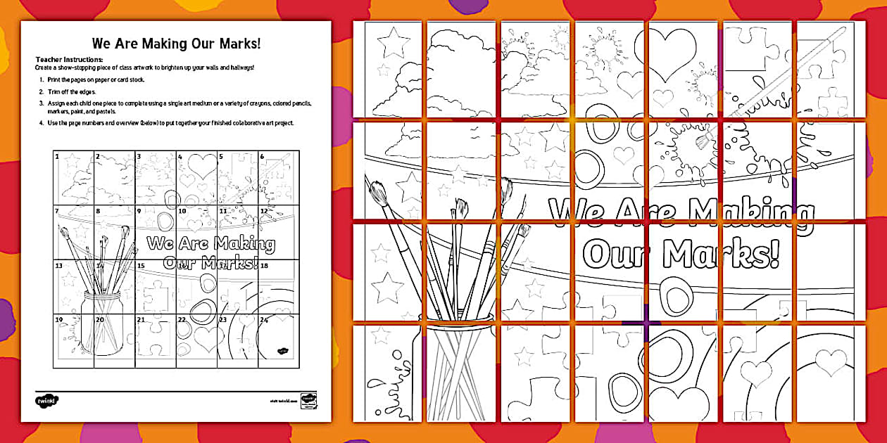 Collaborative Dot Day Art Project for Kids | Twinkl USA