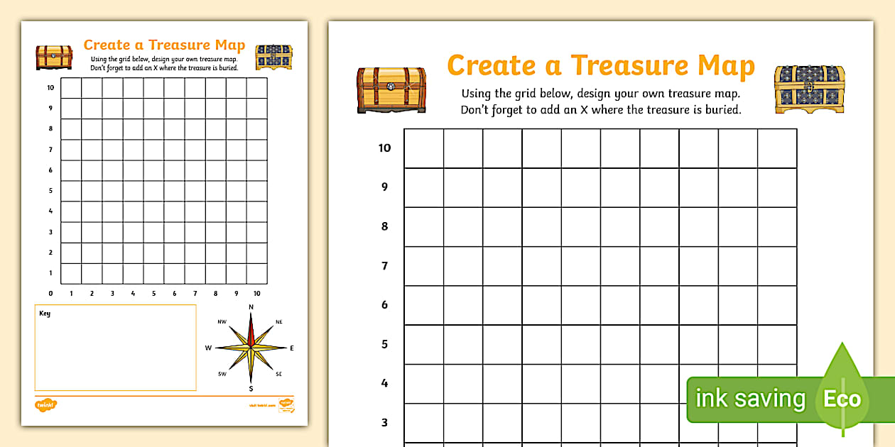 👉 Create a Treasure Map Activity (teacher made) - Twinkl