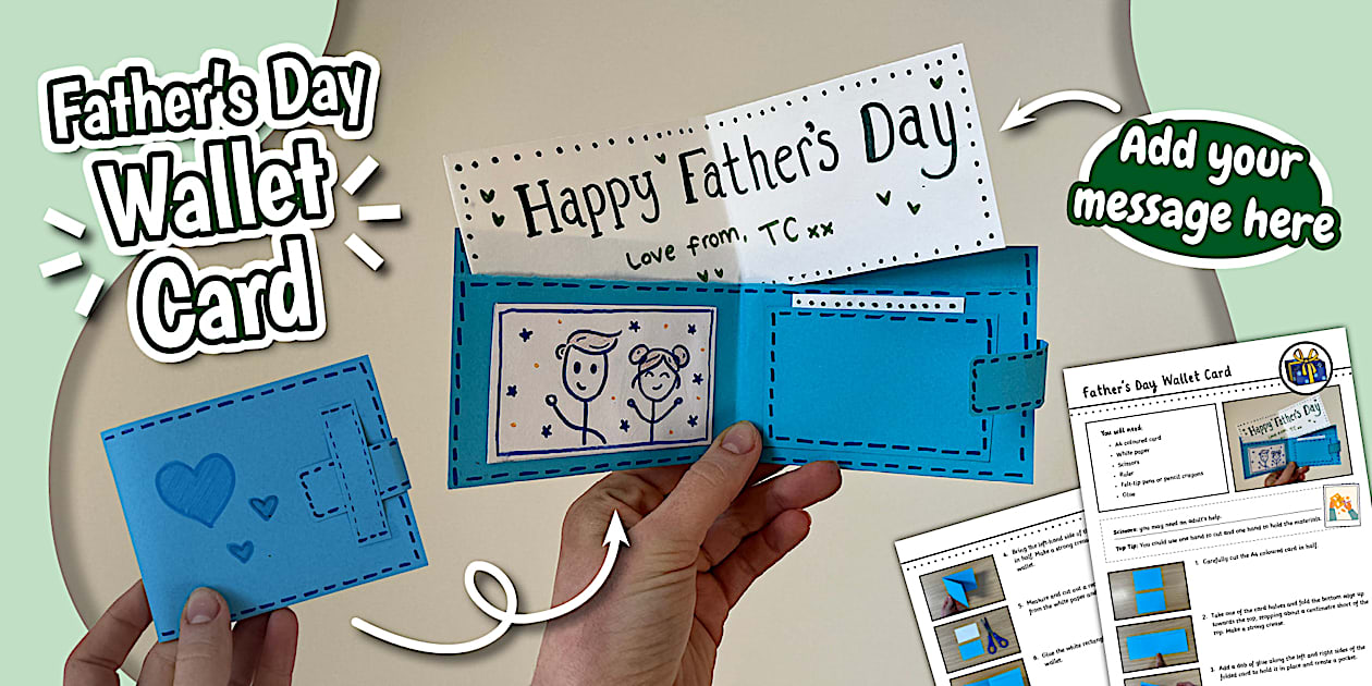 Father's Day Wallet Card Craft