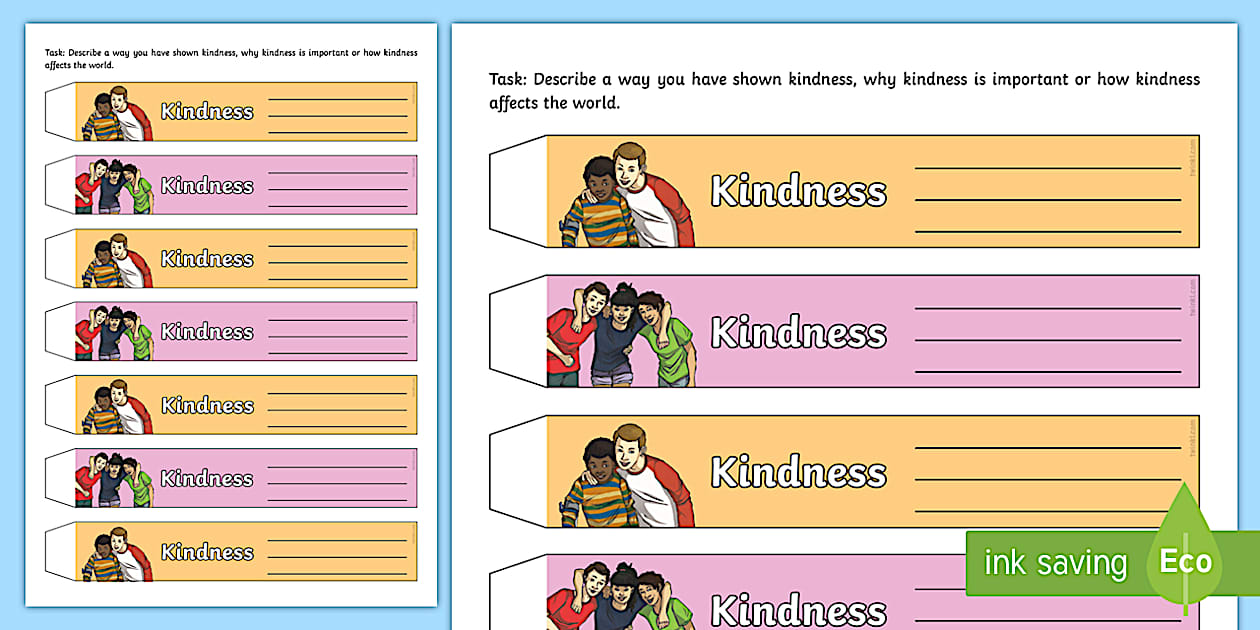 World Kindness Day Paper Chain (teacher made) - Twinkl